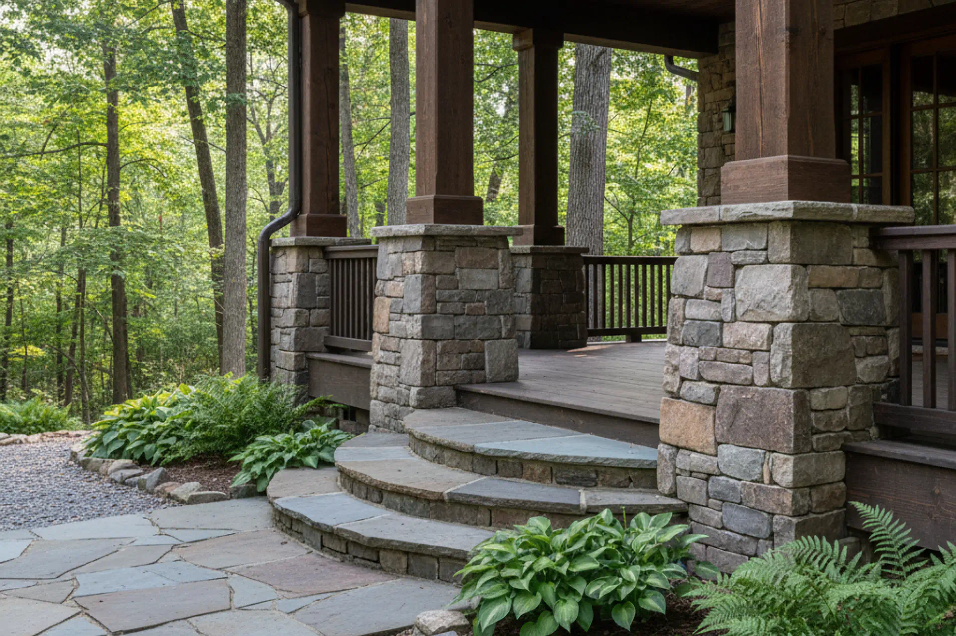 Stone Base Columns Prospect Hill, NC | Free Proofs & Estimates!
